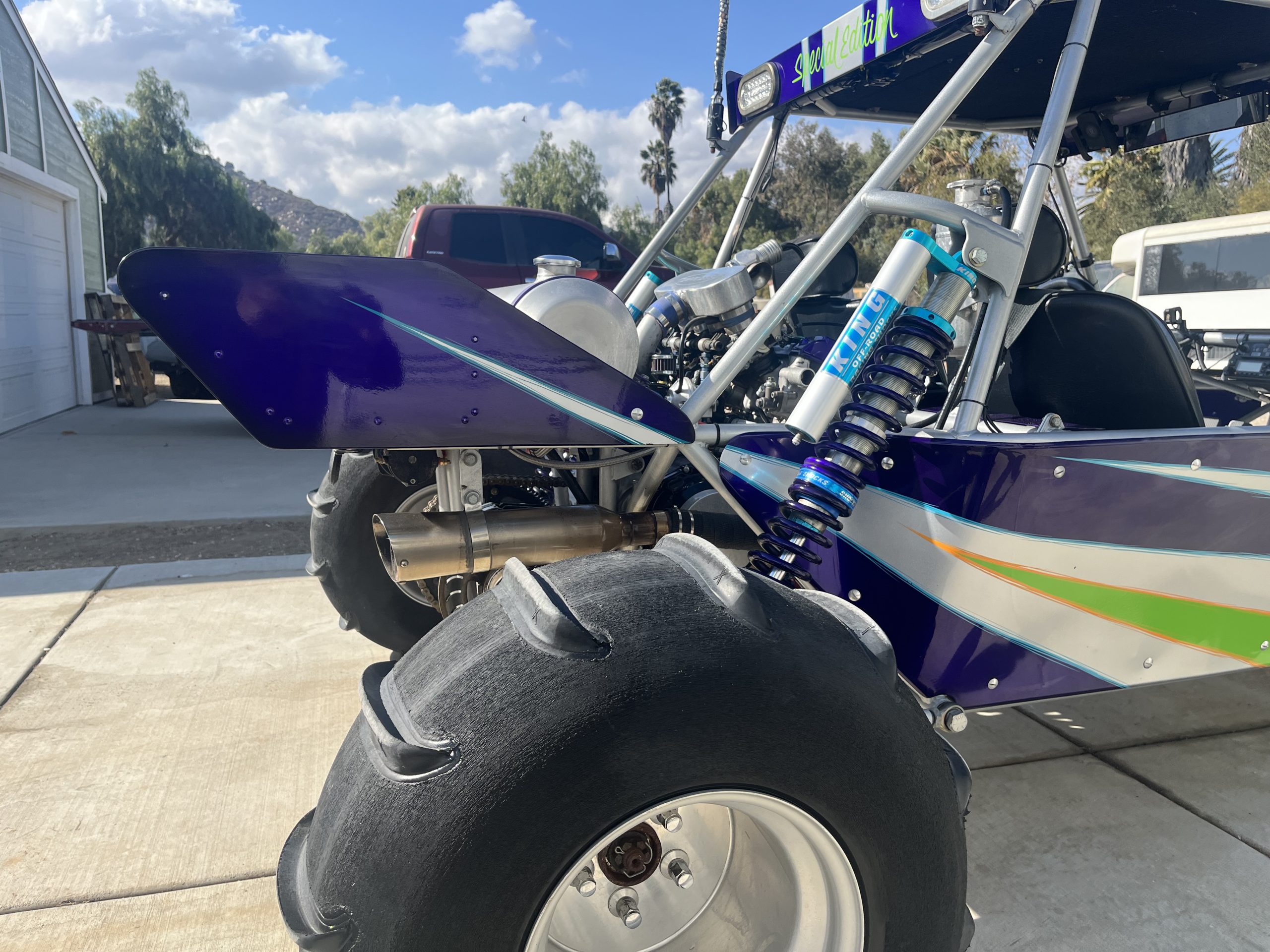 1340 Hayabusa sandrail by Tom Pro Designs w/ trailer – Str8Up Toy Trader