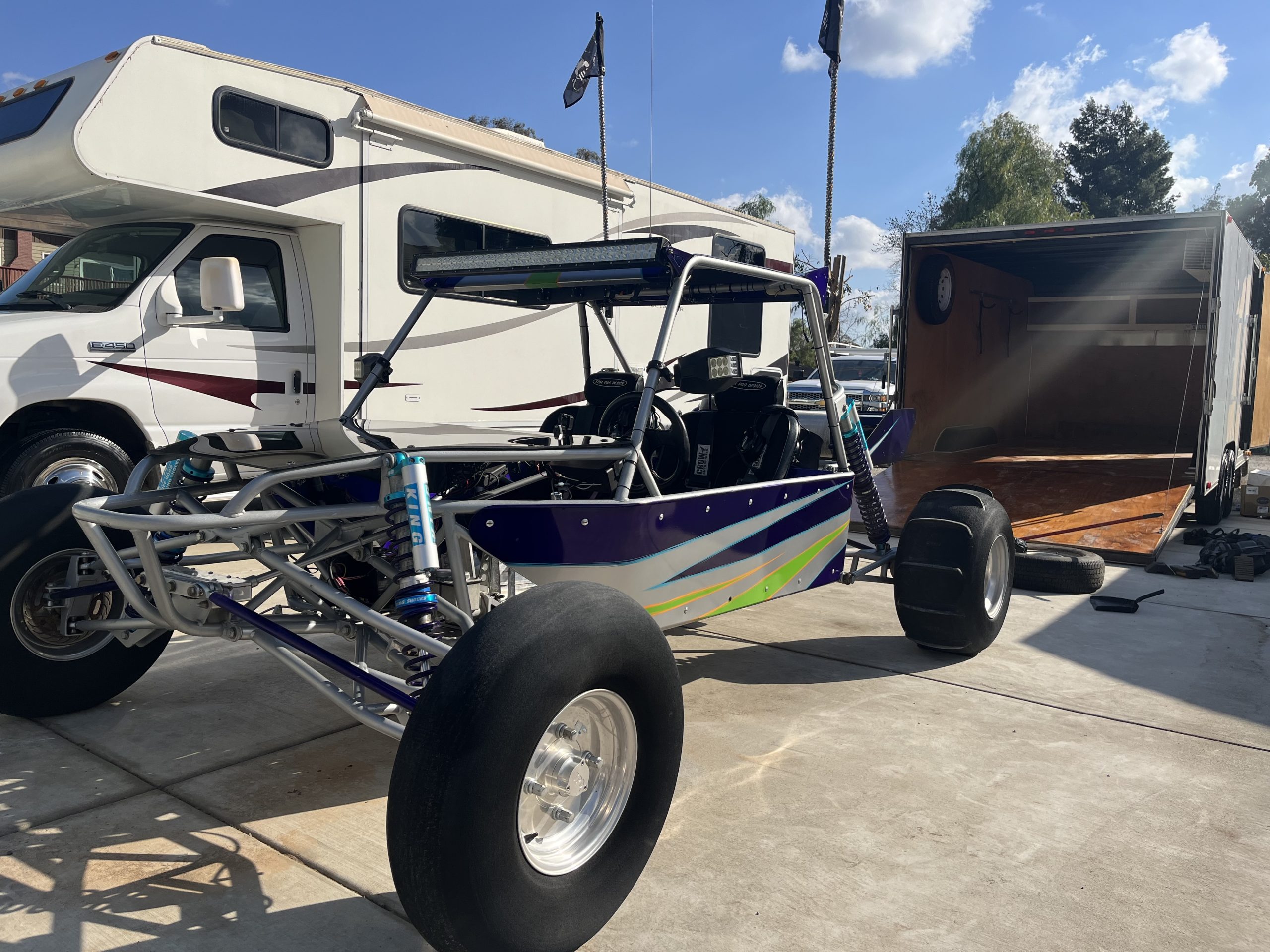 1340 Hayabusa sandrail by Tom Pro Designs w/ trailer – Str8Up Toy Trader