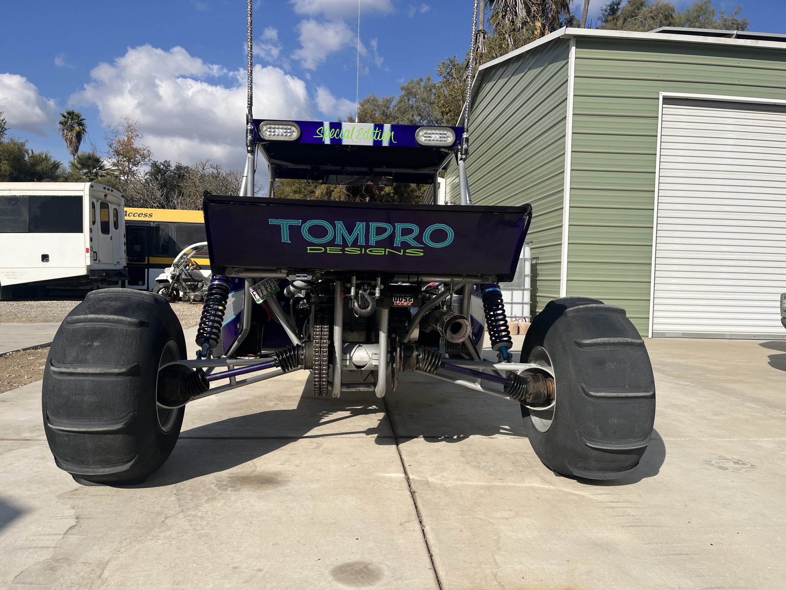 1340 Hayabusa sandrail by Tom Pro Designs w/ trailer – Str8Up Toy Trader