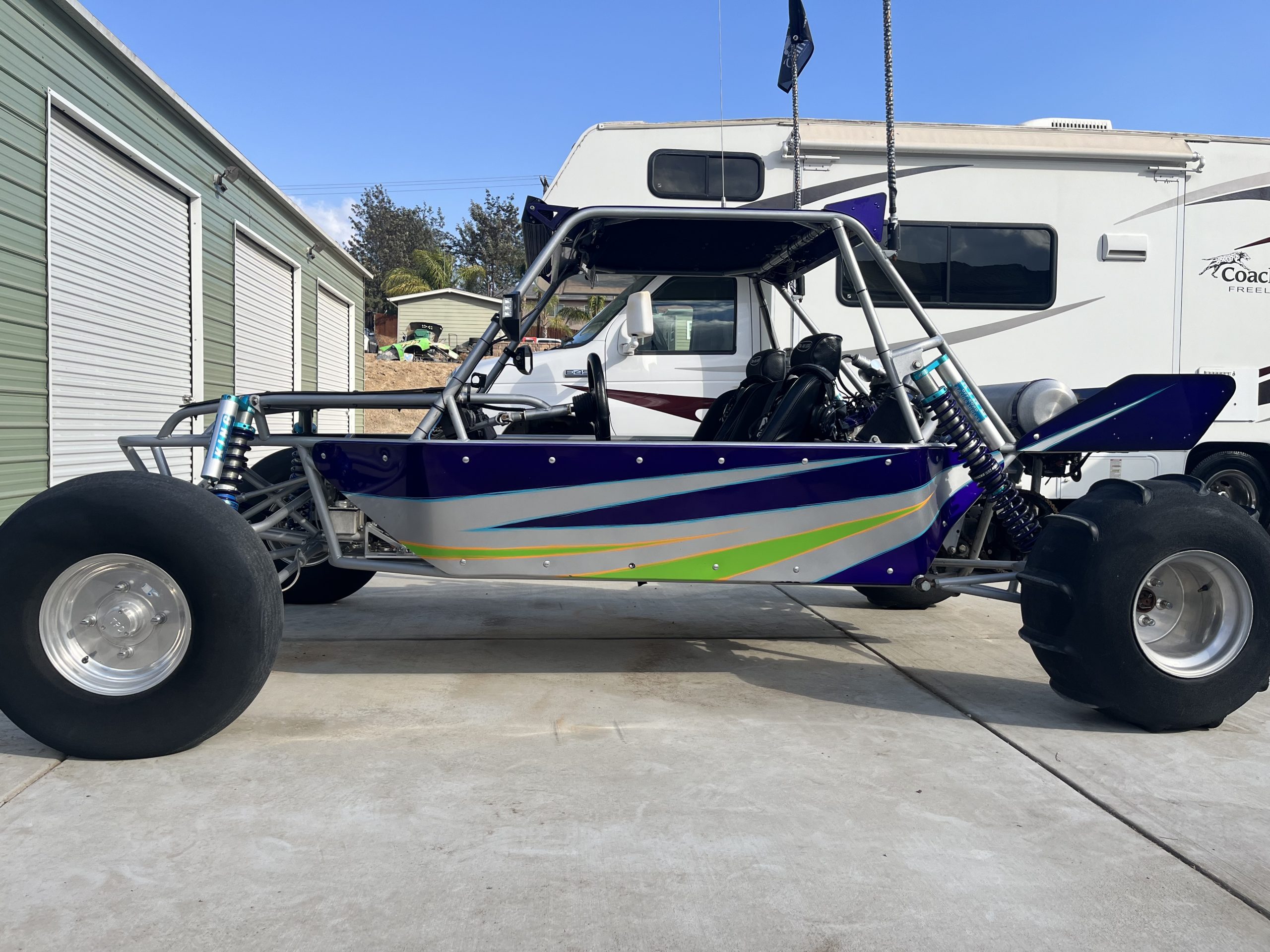 1340 Hayabusa sandrail by Tom Pro Designs w/ trailer – Str8Up Toy Trader